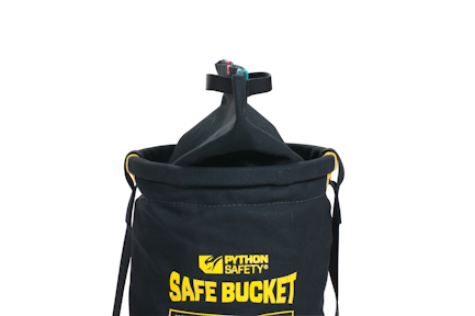 Safe Bucket 100 lb. Load Rated Canvas Hook and Loop From: Python Safety ...