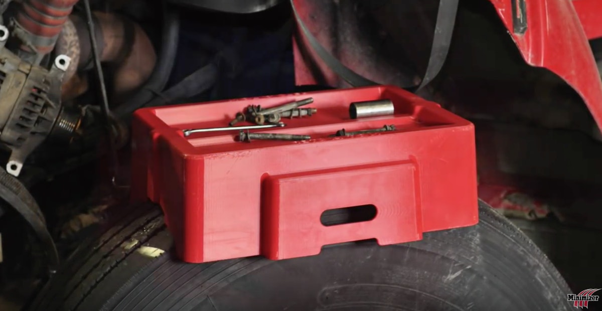 Minimizer Single Tire Work Bench From: Minimizer | For Construction Pros