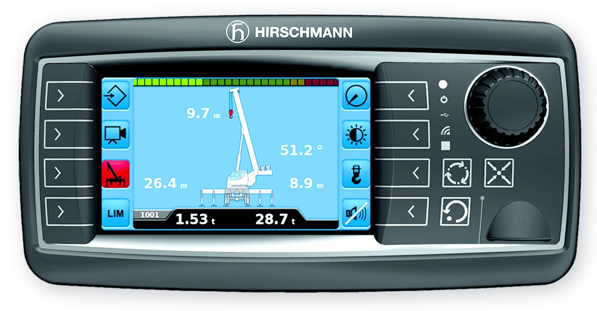 Hirschmann qSCALE I2/I3 Load Moment Indicator From: WIKA Mobile Control | For Construction Pros