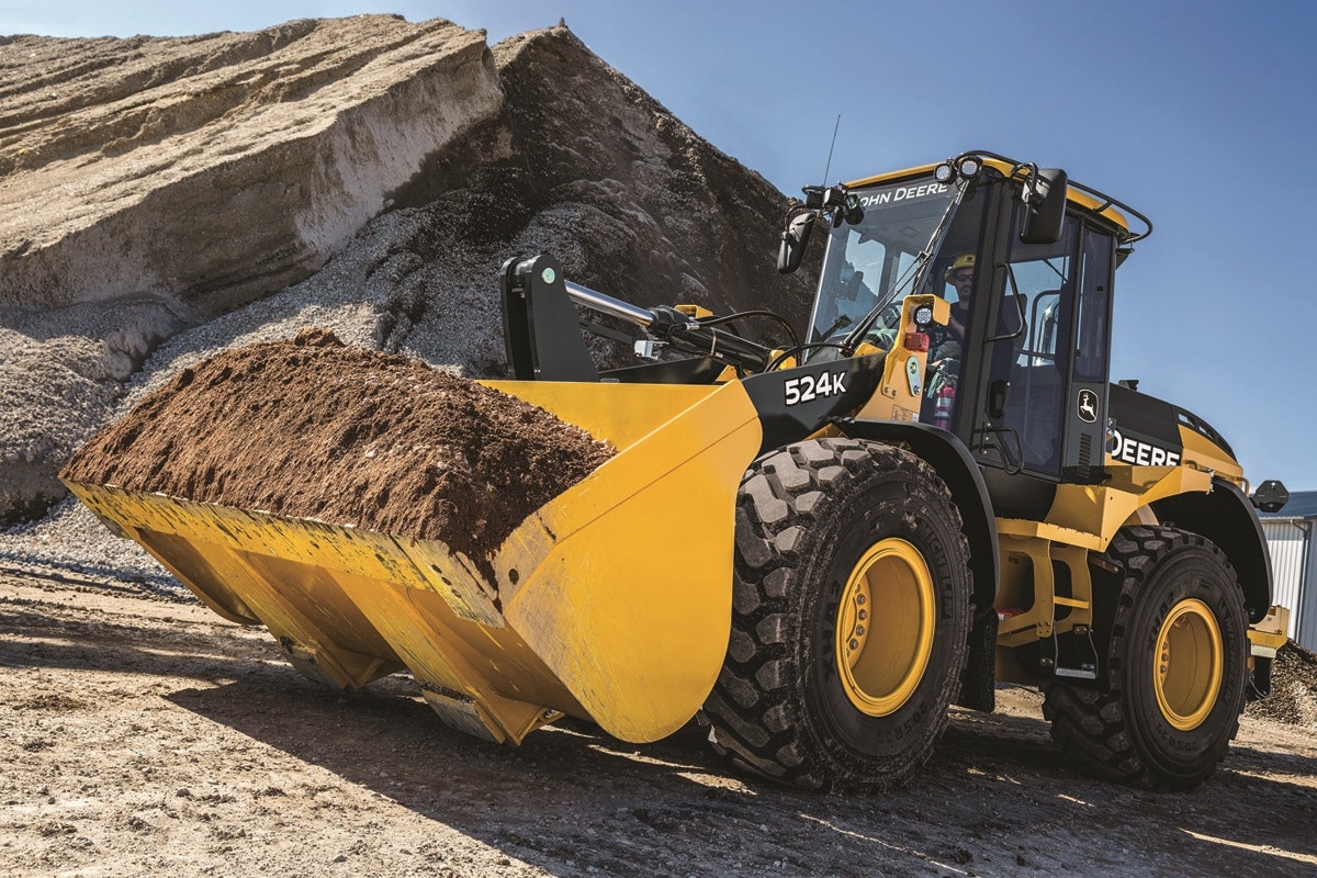 John Deere 444K, 524K & 544K Wheel Loaders From: John Deere | For ...
