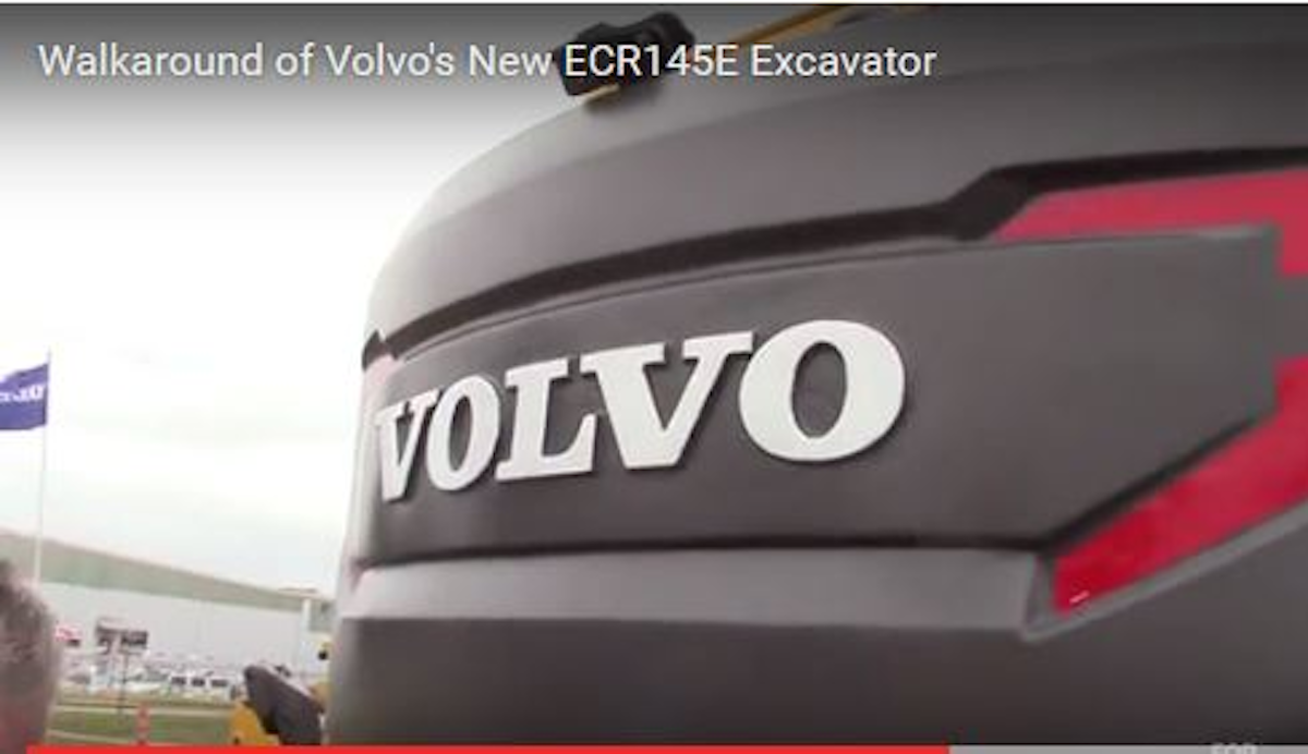 [VIDEO] Walkaround of Volvo's New ECR145E Excavator | For Construction Pros