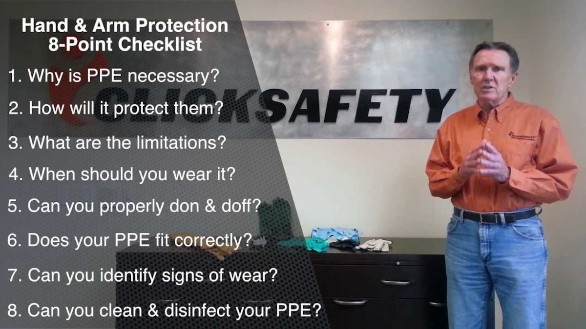 [VIDEO] Personal Protective Equipment Basics - Hand & Arm Protection ...