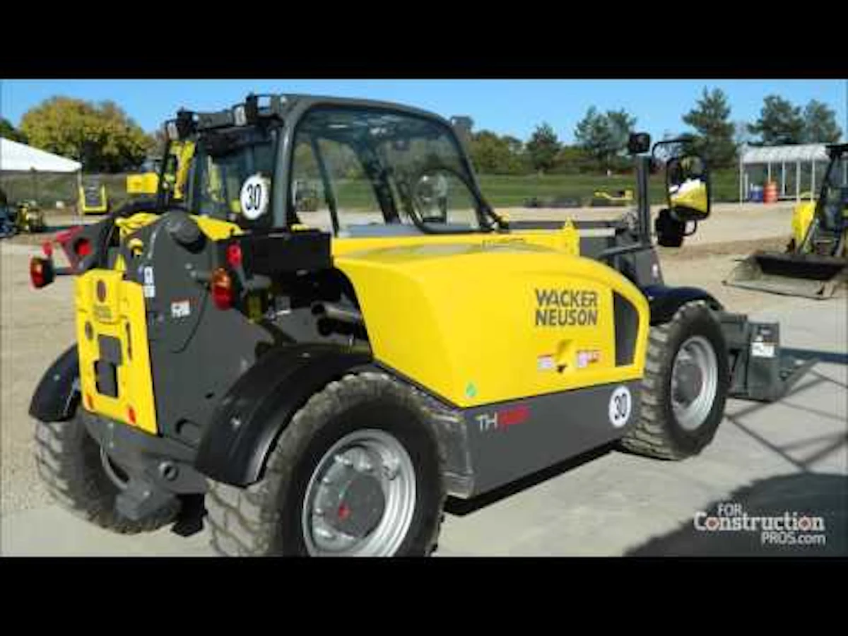 [VIDEO] How Vertical Loading System on Wacker Neuson's TH522 ...