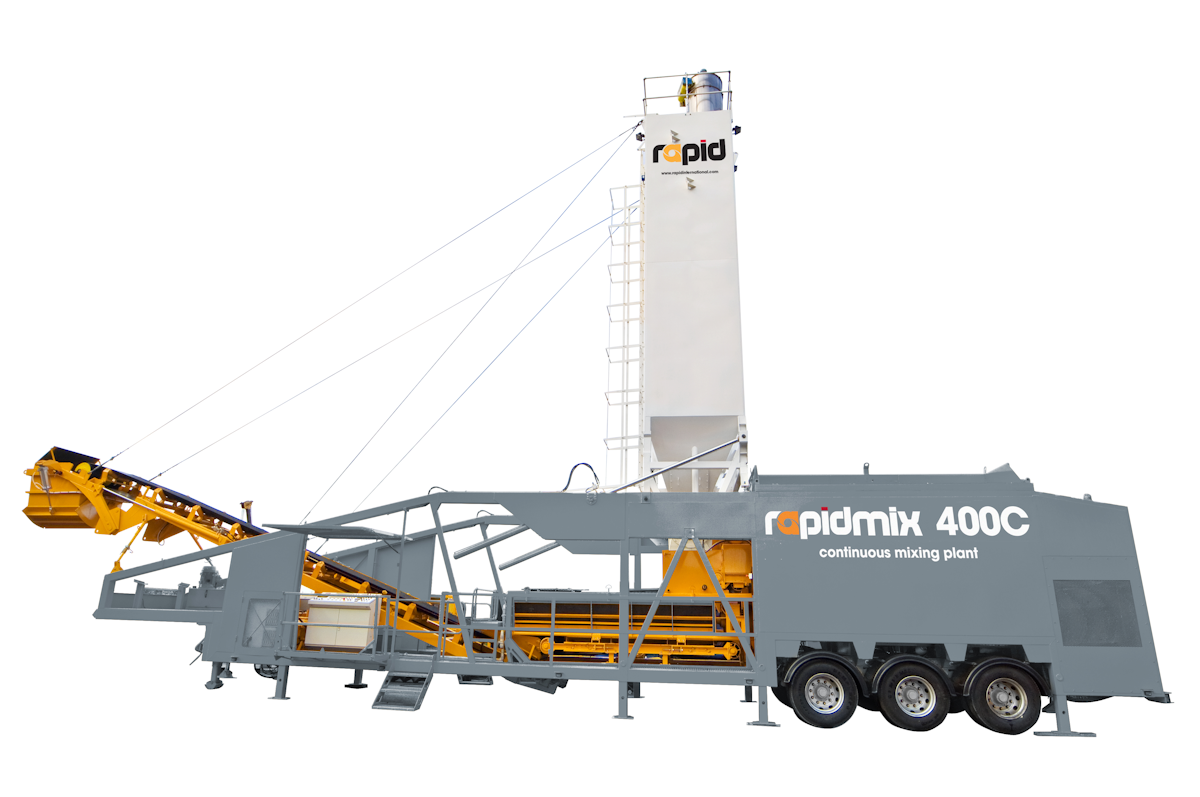 RapidMix 400CW Mobile Continuous Mixing Plant From: Rapid International ...