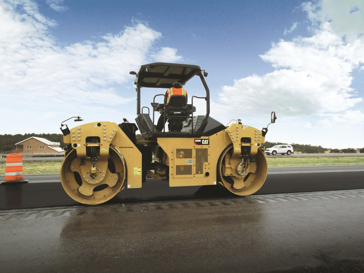 Caterpillar High-Production B-Series Rollers Offer Levels of ...