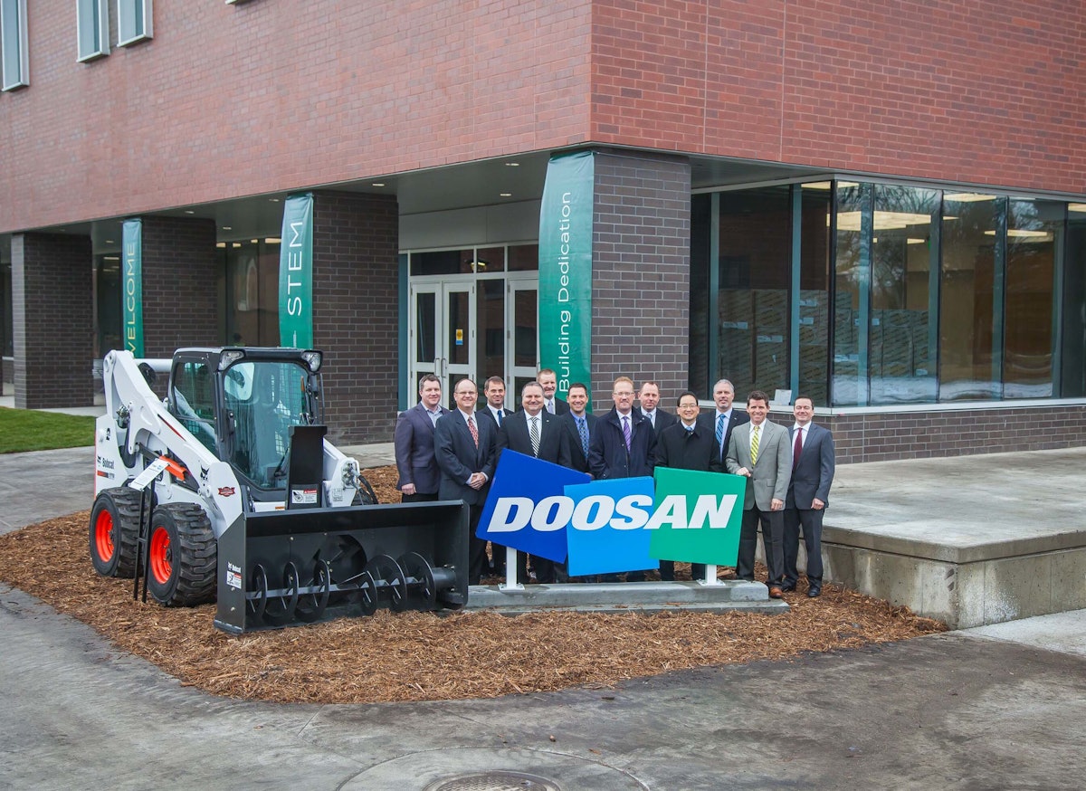 Bobcat Company and Doosan help NDSU dedicate new STEM Classroom and Lab ...