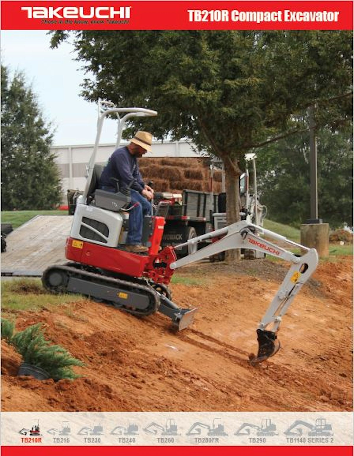 Brochure: Takeuchi TB210R Compact Excavator | For Construction Pros