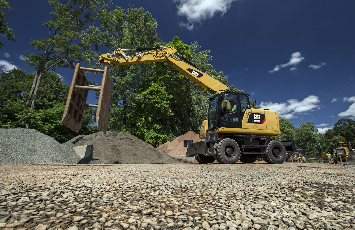 Caterpillar M314F, M316F and M322F Wheeled Excavators From: Caterpillar ...