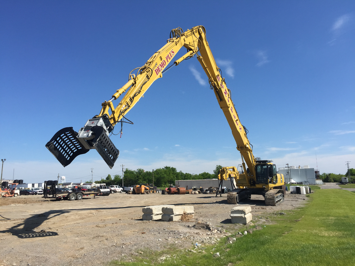 Pladdet Hydraulic Rotating Grapple From: National Attachments Inc ...