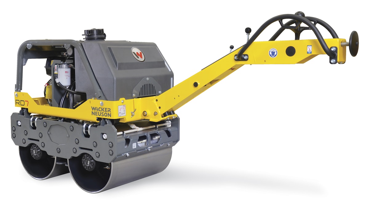 Wacker Neuson RD7 Double-drum Walk-behind Rollers From: Wacker Neuson ...
