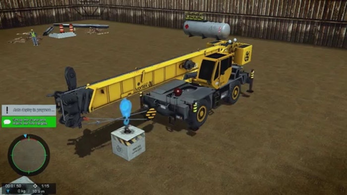 construction simulator mobile crane