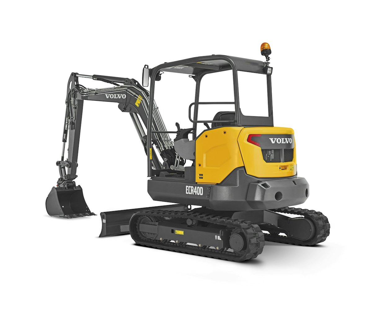 Volvo EC35D & ECR40D Compact Excavators From: Volvo Construction ...