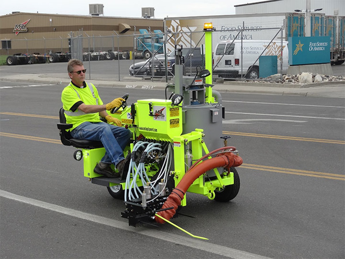 MRL Mini Mac Thermoplastic Striper From: MRL Equipment Company | For ...