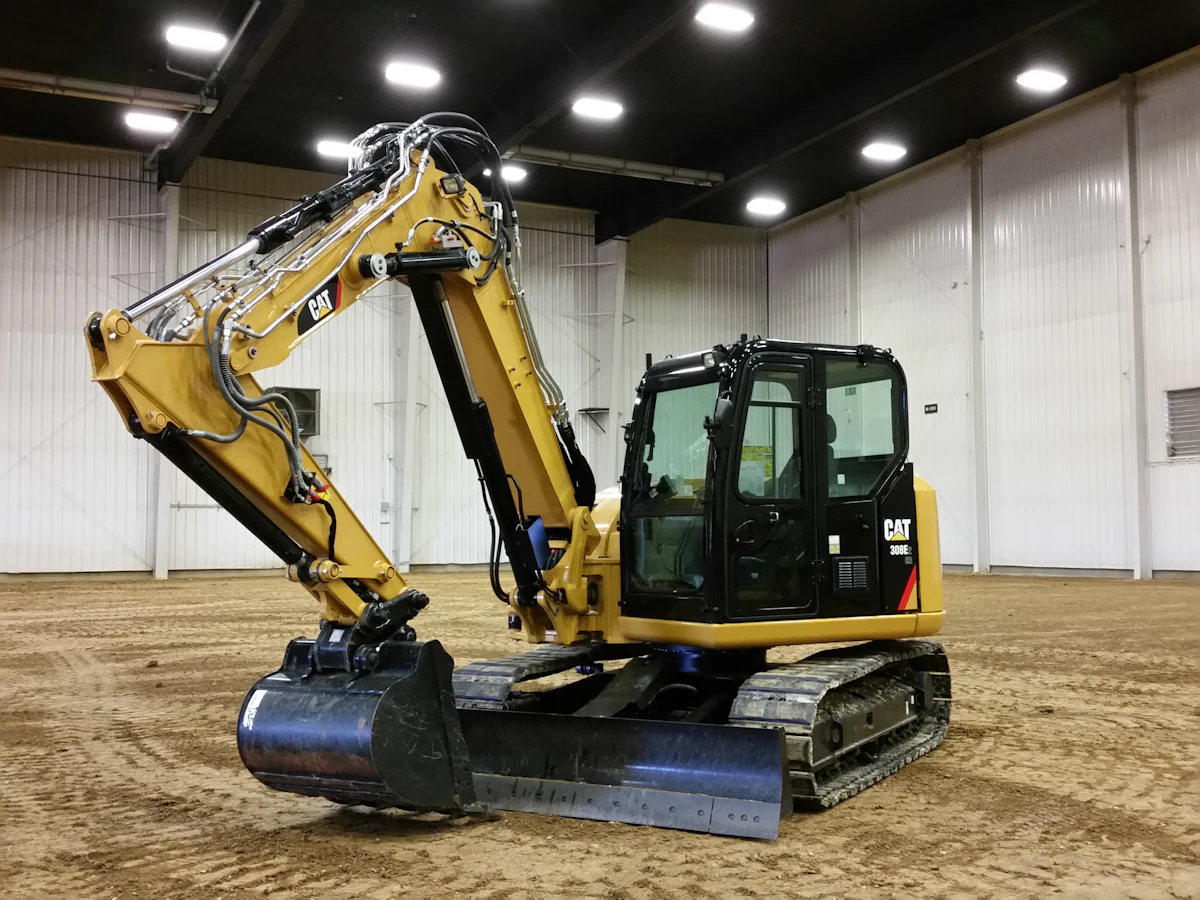 Cat 308E2 Excavator with Versatile Variable Angle Boom From ...