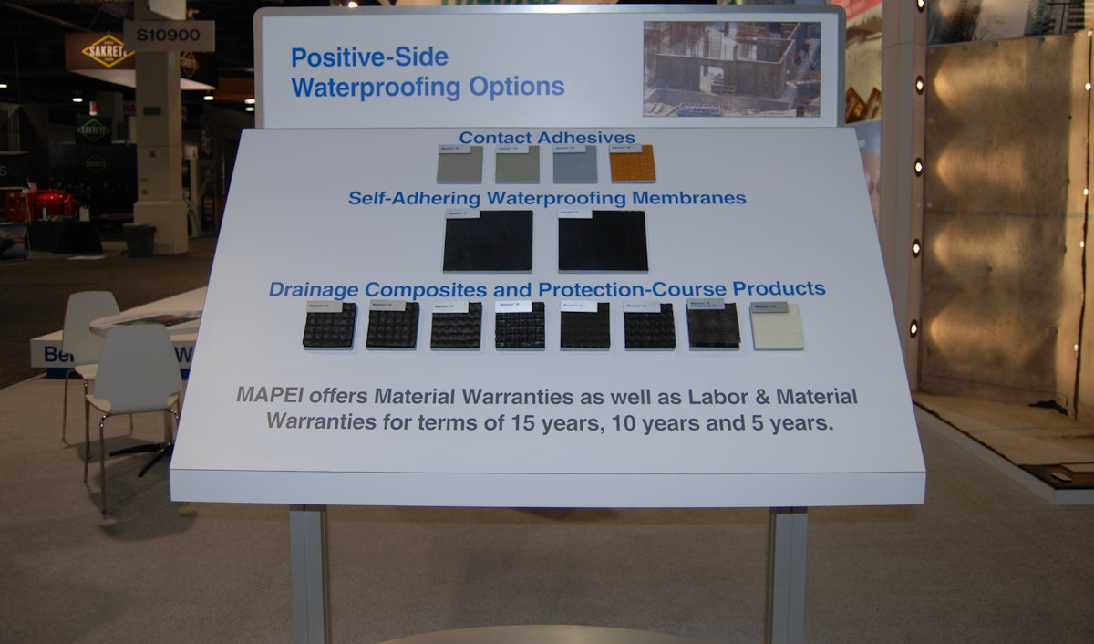 MAPEI Introduces Mapeproof and Mapethene Below-Grade Waterproofing ...