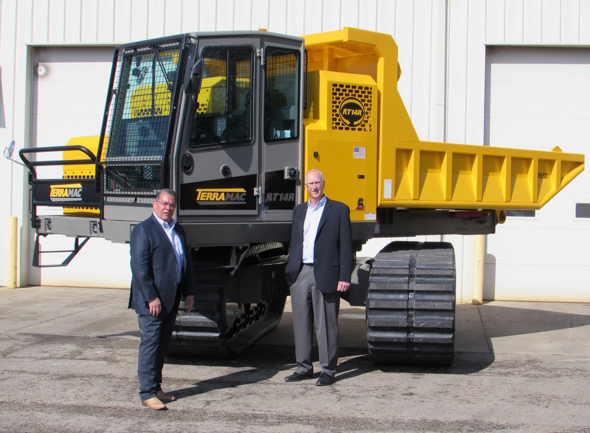 Terramac Kicks Off Tow & Show for New RT14R Rotating Crawler Carrier ...
