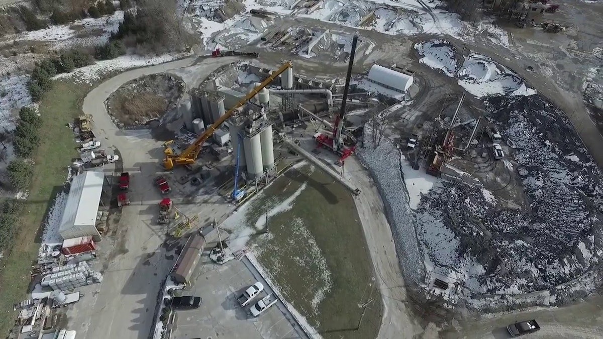 Asphalt Plant Stockpile Management Completed with a Drone | For ...