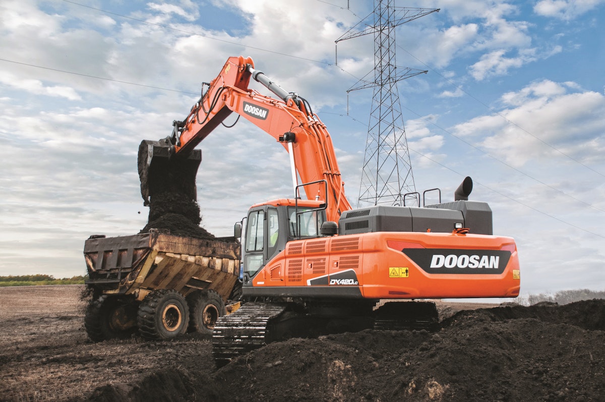 Doosan DX420LC-5, DX490LC-5 and DX530LC-5 Excavators From: DEVELON ...