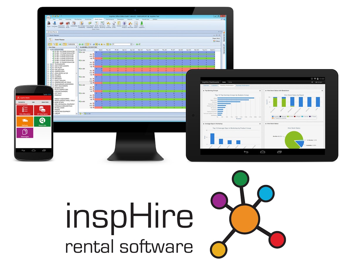 inspHire Rental Management Software From: InspHire Software | For Construction Pros