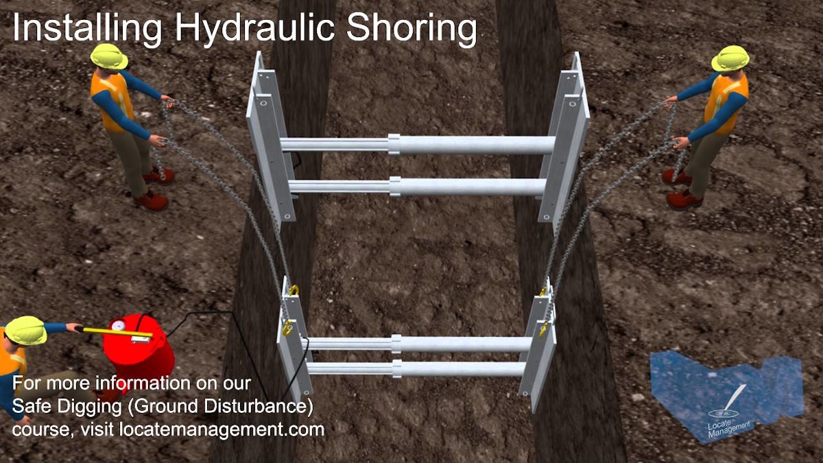 [Video] Installing Hydraulic Shoring | For Construction Pros