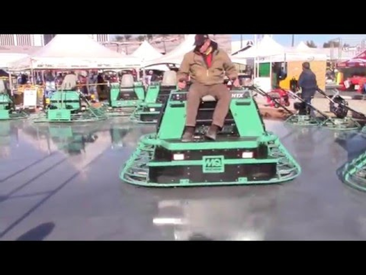 [VIDEO] Multiquip HTX STX ride on trowels | For Construction Pros