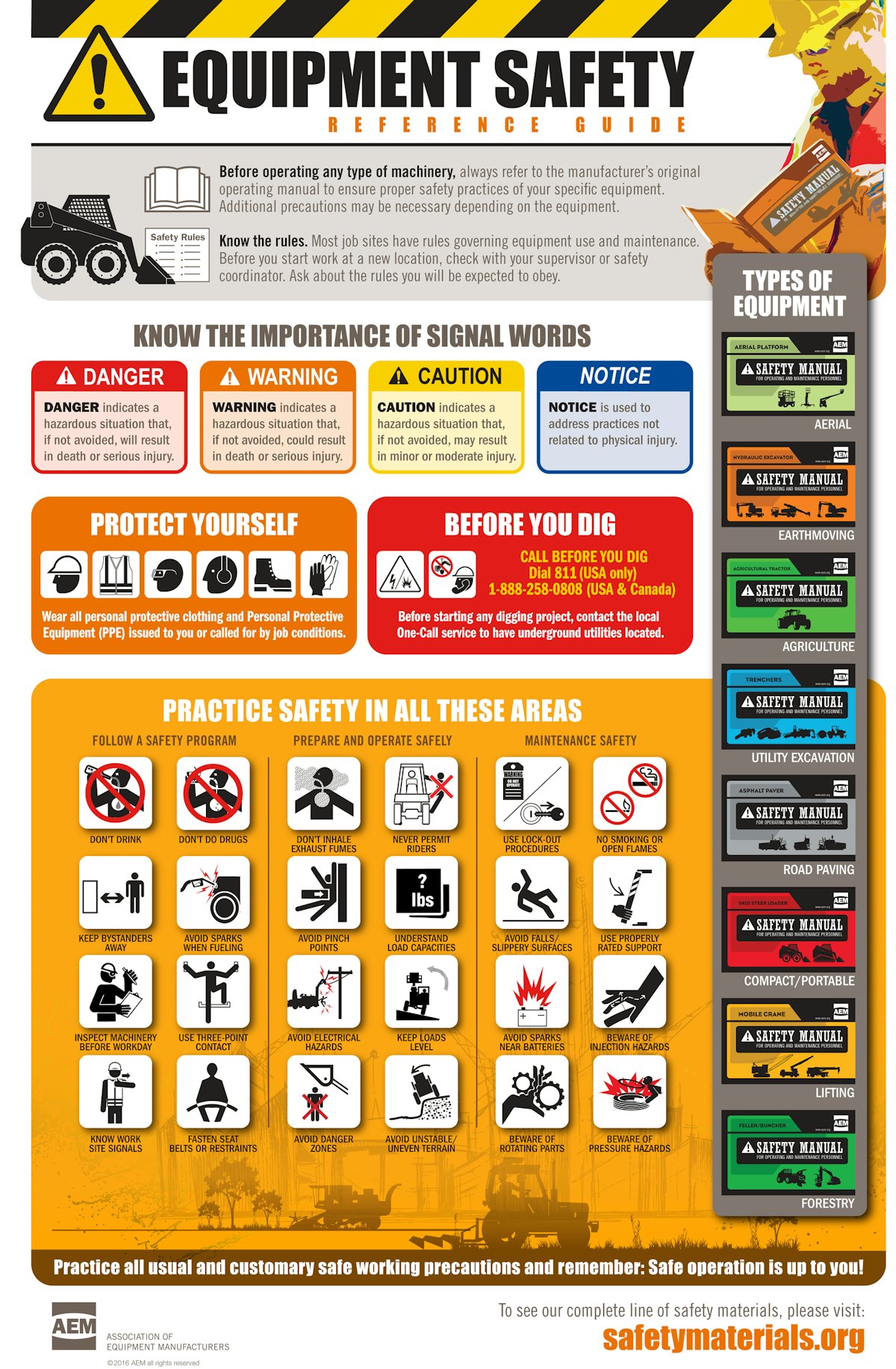 AEM Offers Free Equipment Safety Poster to Support June National Safety ...