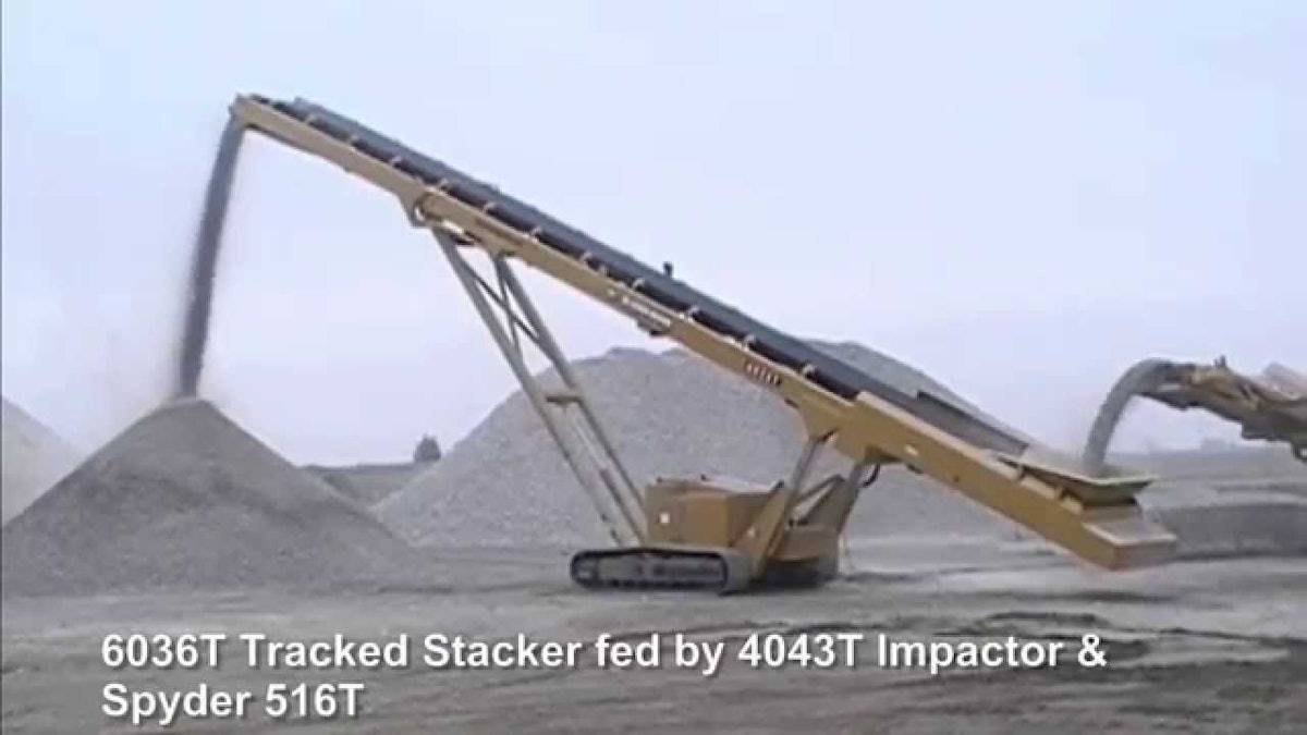 [VIDEO] Screen Machine's 6036T Tracked Conveyor Compilation | For ...