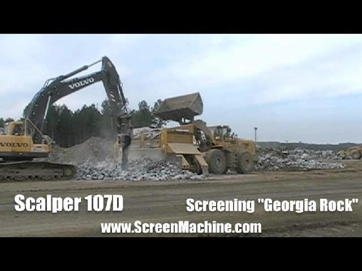 [VIDEO] Screen Machine Scalper 107D Screening Georgia Rock | For ...