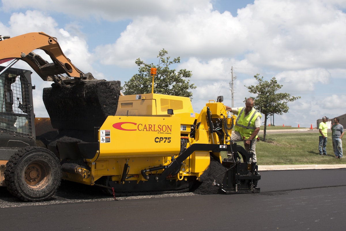 Carlson CP75 Commercial Class Paver From: Carlson Paving Products ...