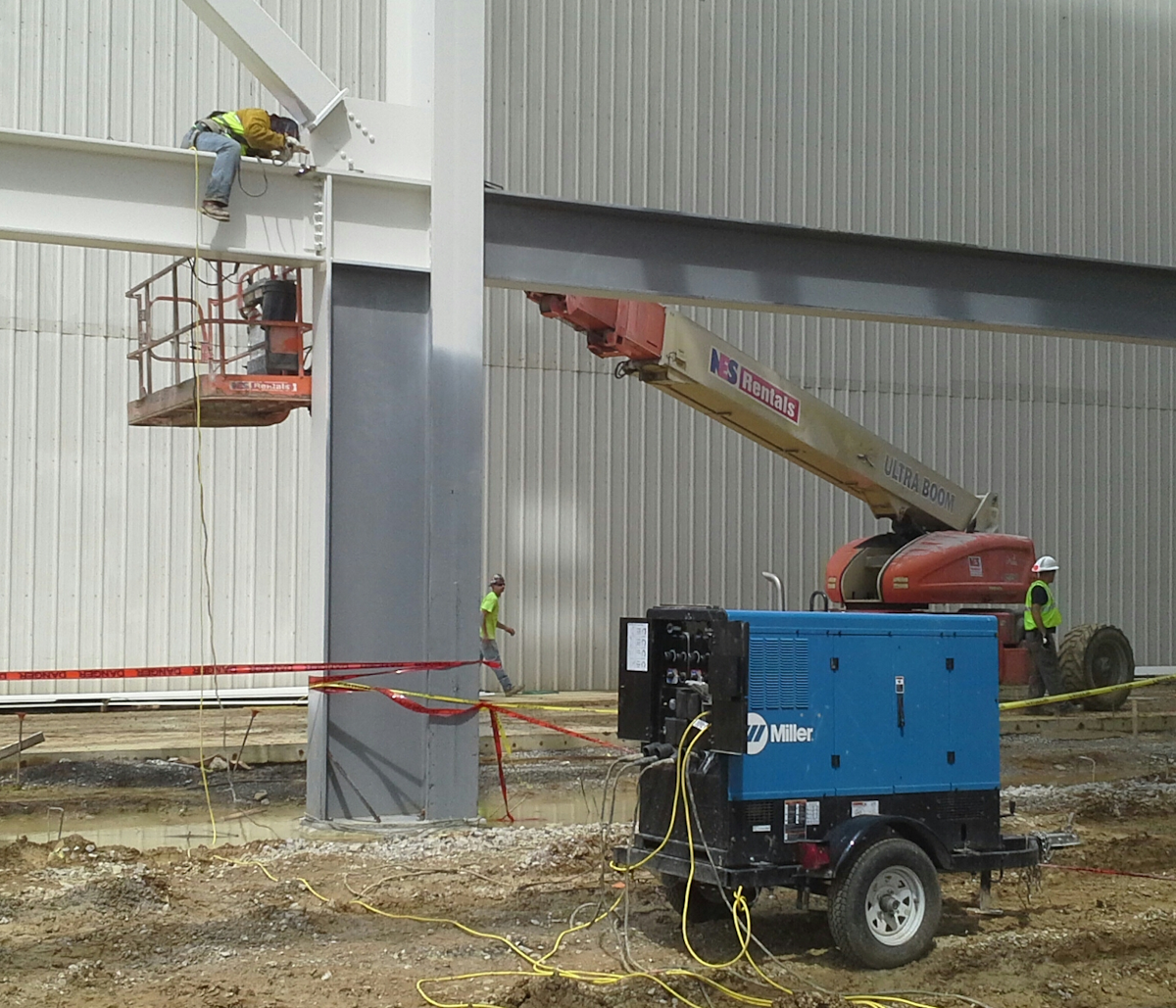 Miller Electric Dual-Operator Welder/Generators Help Superior Steel ...