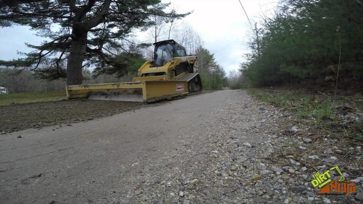 [VIDEO] How To: Box Grader Grading Driveway | For Construction Pros
