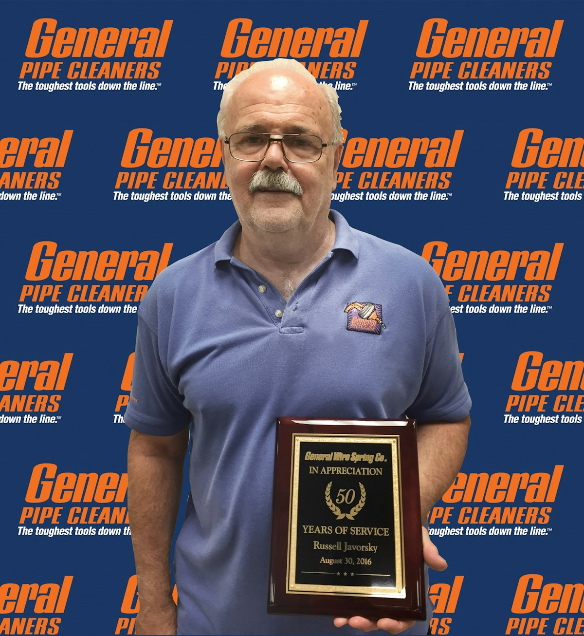General Pipe Cleaners Employee Celebrates 50 Years | For Construction Pros
