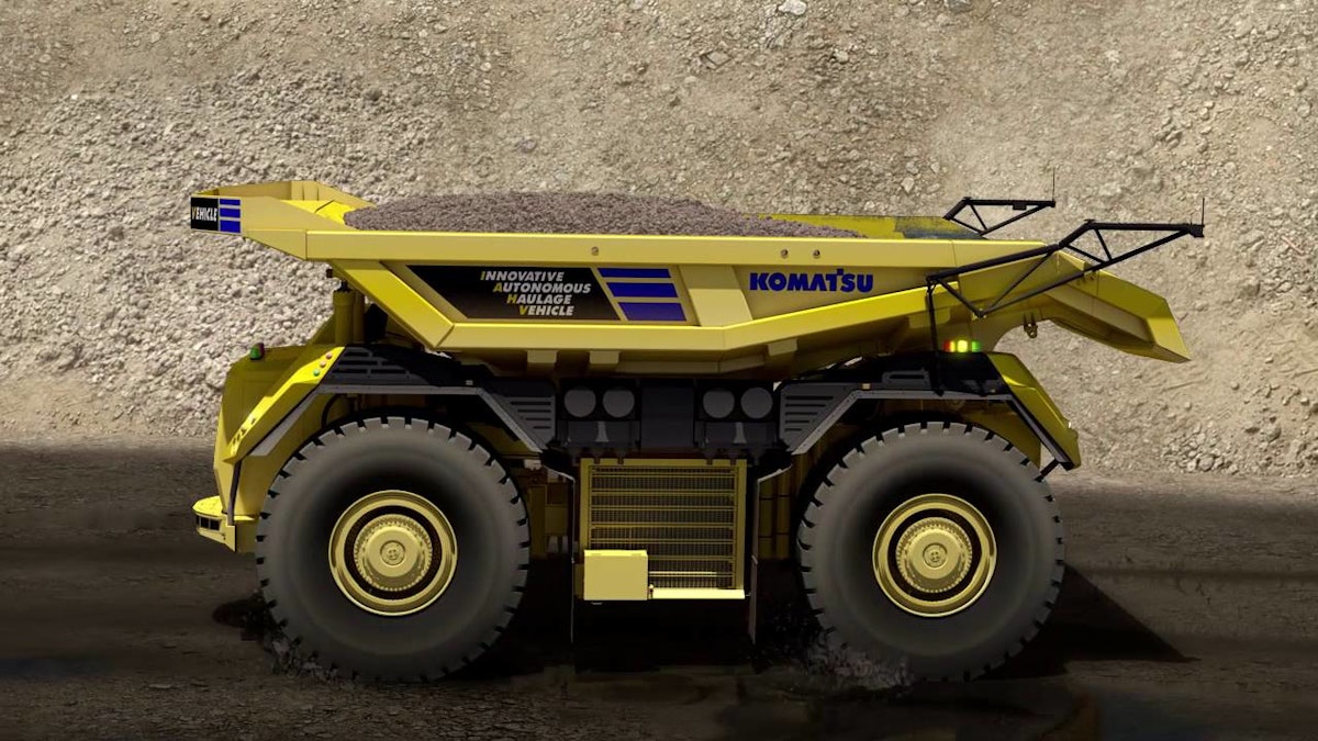 [VIDEO] Komatsu Innovative Autonomous Haulage Vehicle | For ...
