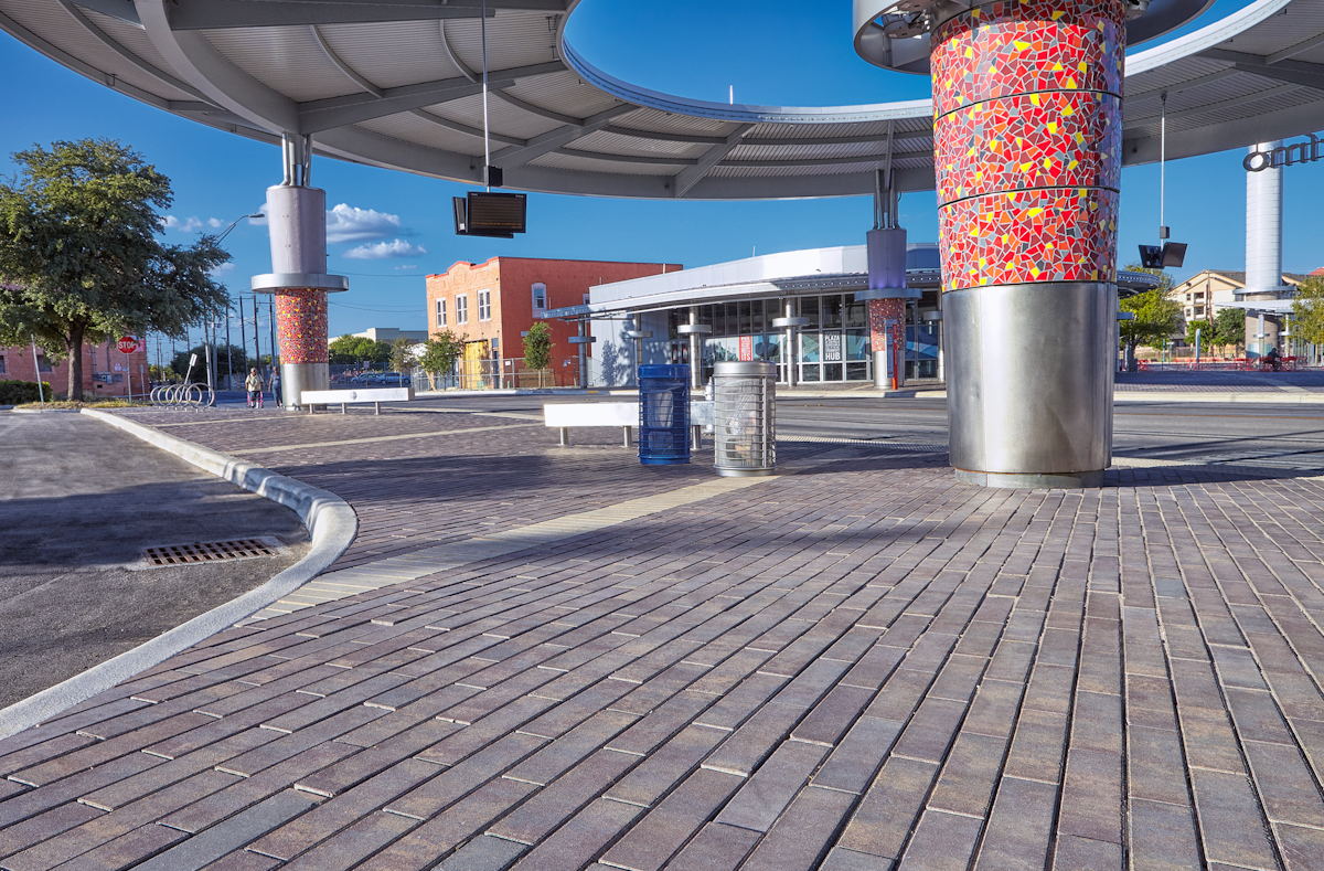 Pavestone Creates Custom Paver for Centro Plaza Transit Hub | For ...