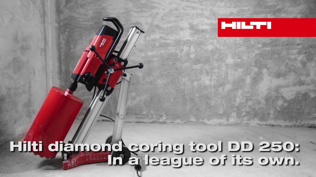 [VIDEO] Hilti Diamond Coring Tool DD 250 Coming Soon | For Construction ...