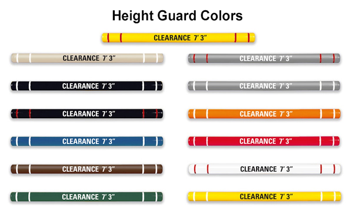 Overhead Clearance Bars "Height Guards" From: Simon Marketing Group LLC ...
