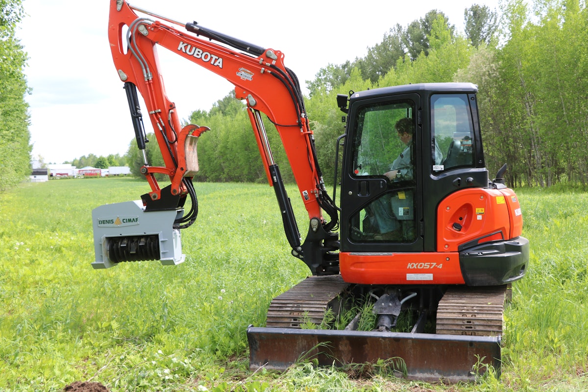 DAH-065B Forestry Mulcher for Mini Excavators From: DENIS CIMAF | For ...