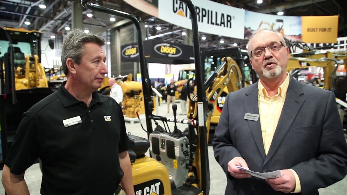 [VIDEO] New Cat Mini Excavator Runs on Diesel or Electric | For ...