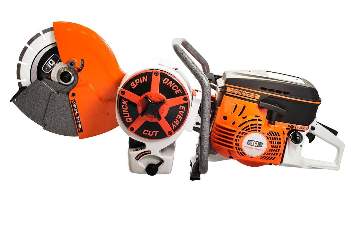 Dry-Cutting iQ Power Tools PC912 Cutoff Saws Capture 90% of Dust From ...