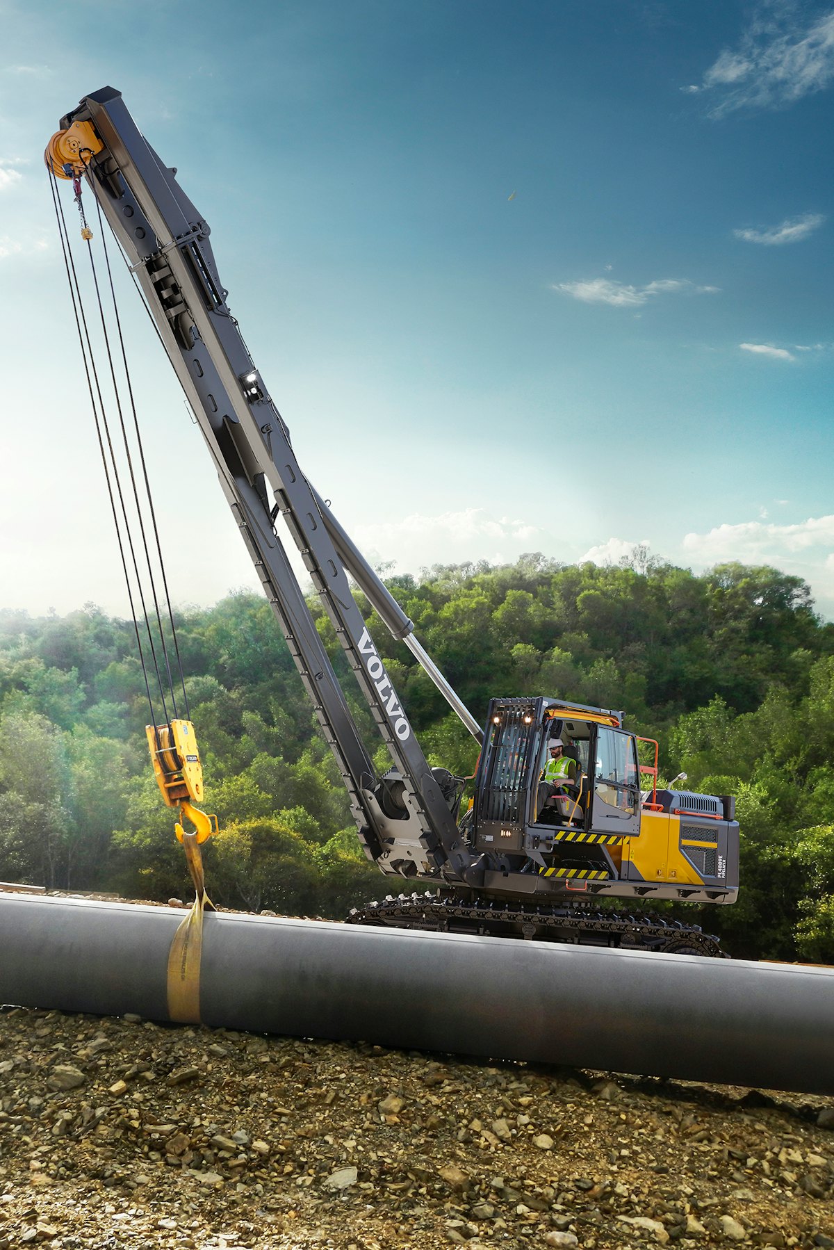 Volvo PL4809E Rotating Pipelayer From: Volvo Construction Equipment ...