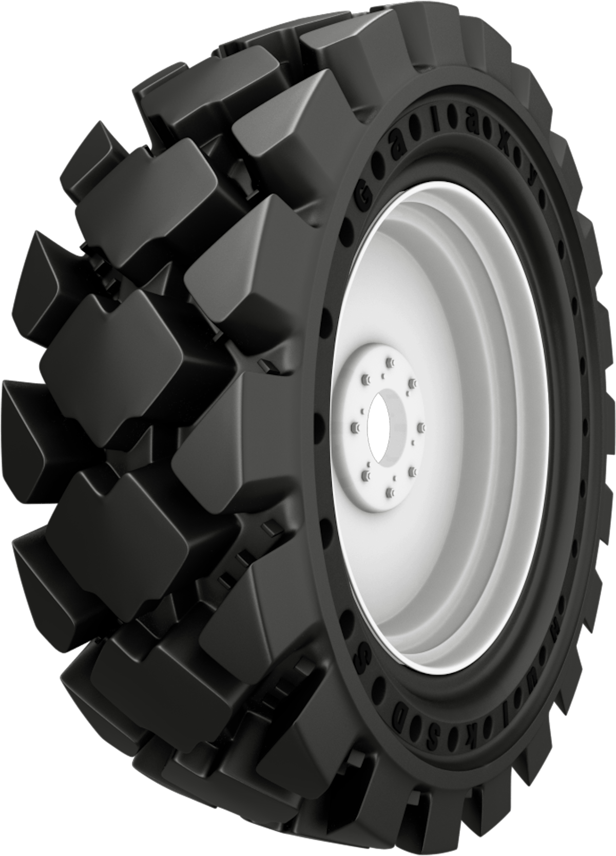 Alliance Tire Galaxy Hulk Deep-Tread SDS Solid Skid Steer Tire From ...