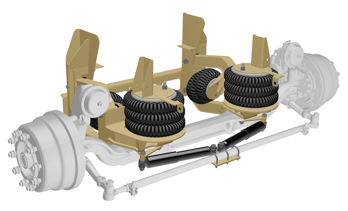Ridewell RSS-236 Self-steer Auxiliary Truck Suspension From: Ridewell ...