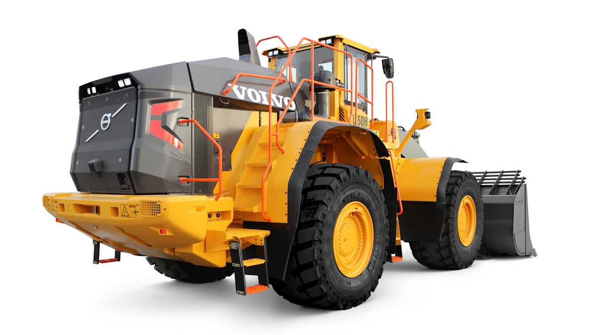 Volvo L350H Loader Gets New Powertrain, Hydraulics From: Volvo ...