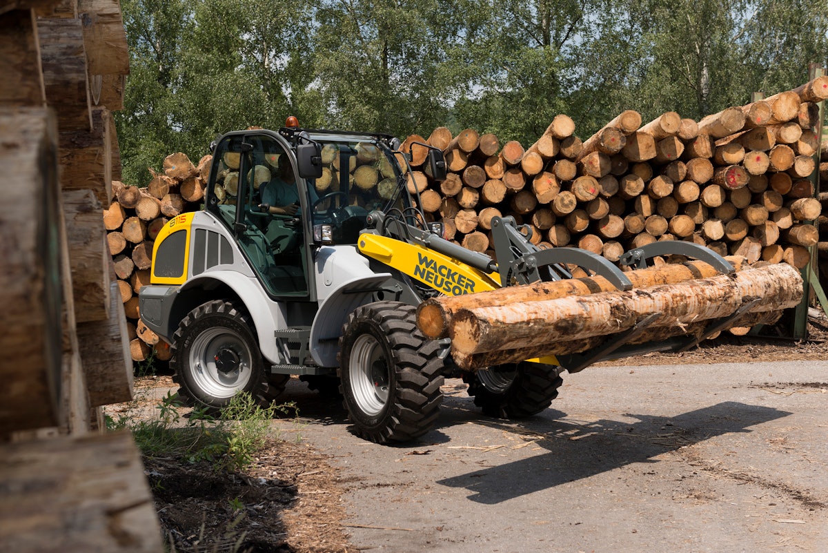 8115L All-Wheel-Steer Loader is Wacker Neuson's Largest, with 9,480-lb ...