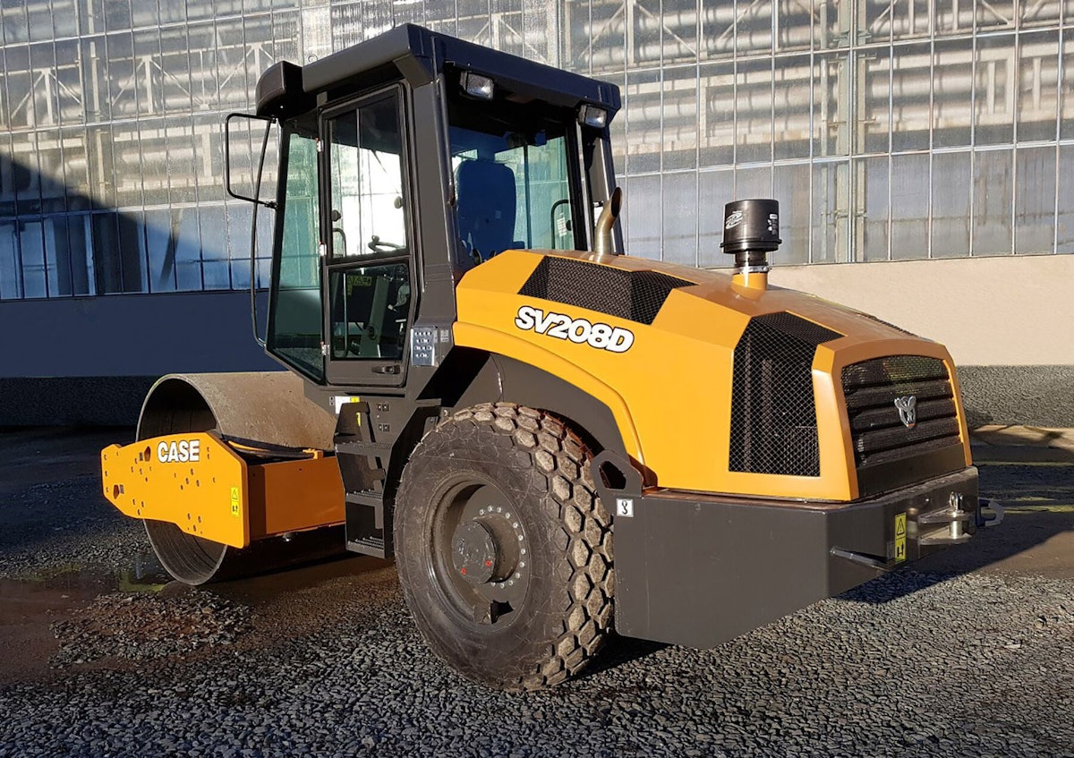 Case SV208D Single Drum Vibratory Compactor From: CASE Construction ...