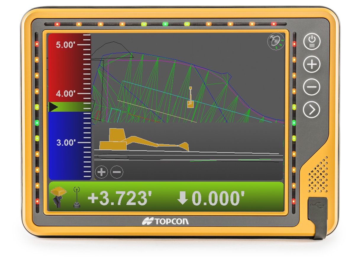 Topcon GX-75 10-in. Touchscreen Display for Construction Machine ...