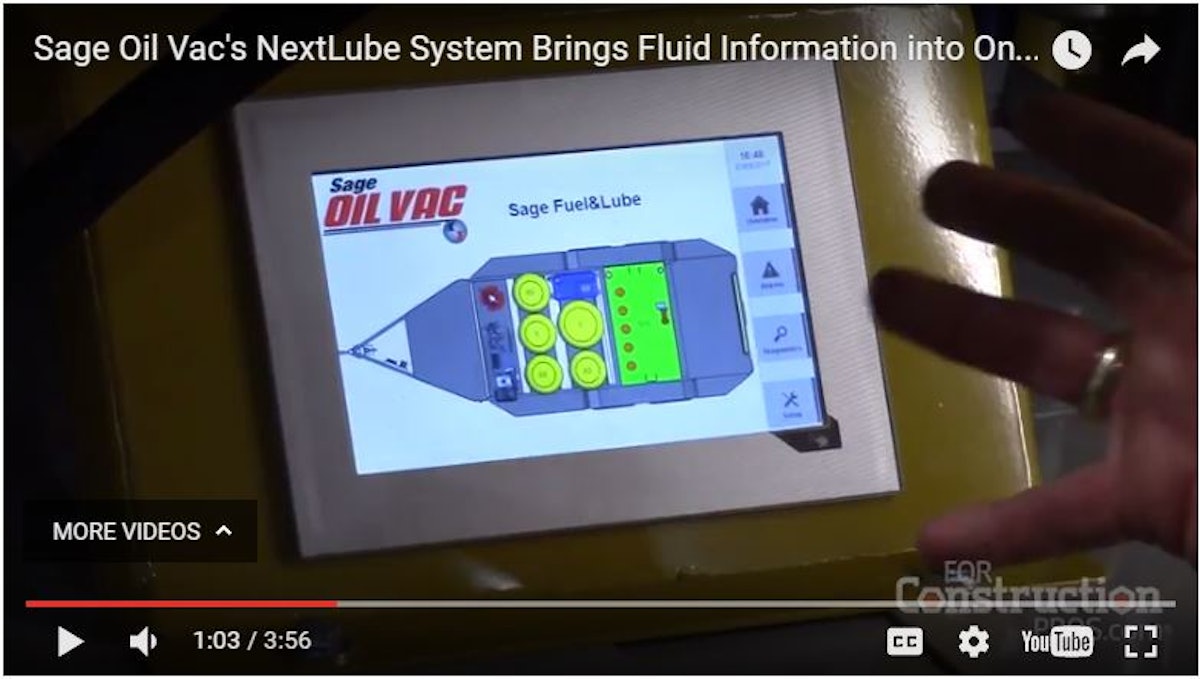 [VIDEO] Sage Oil Vac's NextLube System Brings Fluid Information into ...