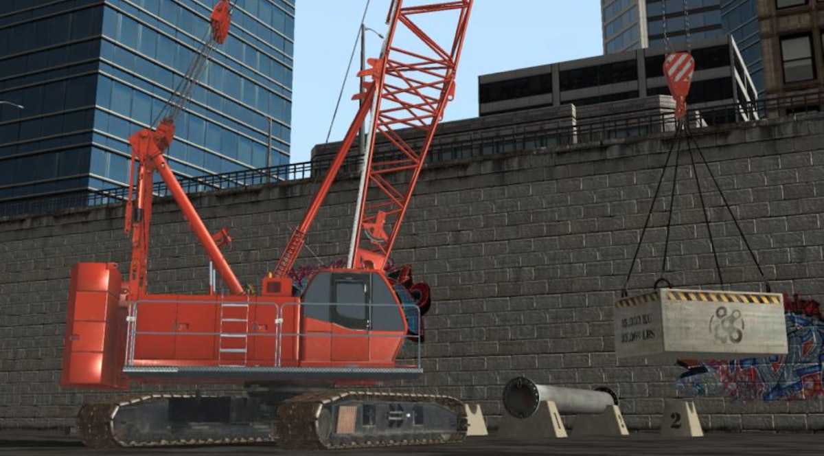 CM Labs Crawler Crane Training Module From: CM Labs Simulations, Inc ...