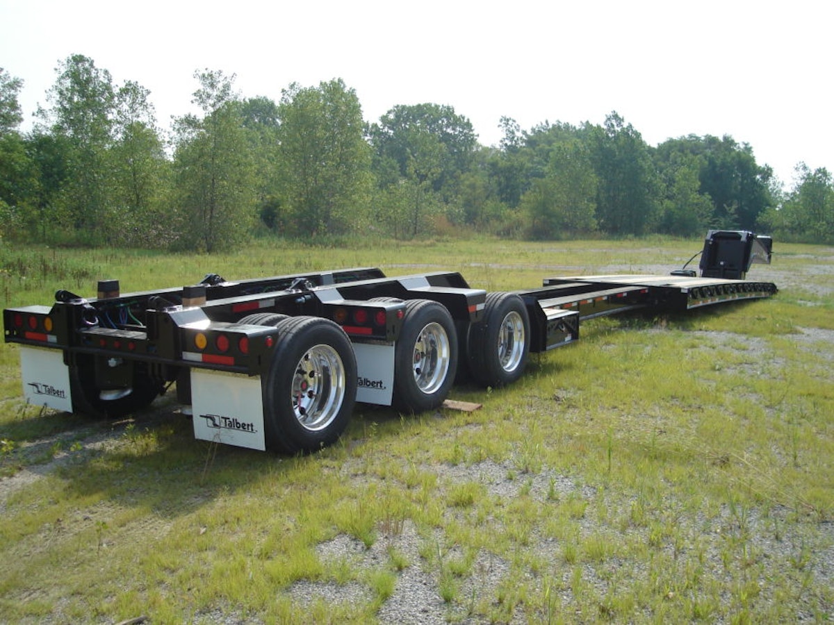 Talbert 55SA-TELE Heavy-haul Trailer From: Talbert Manufacturing, Inc ...