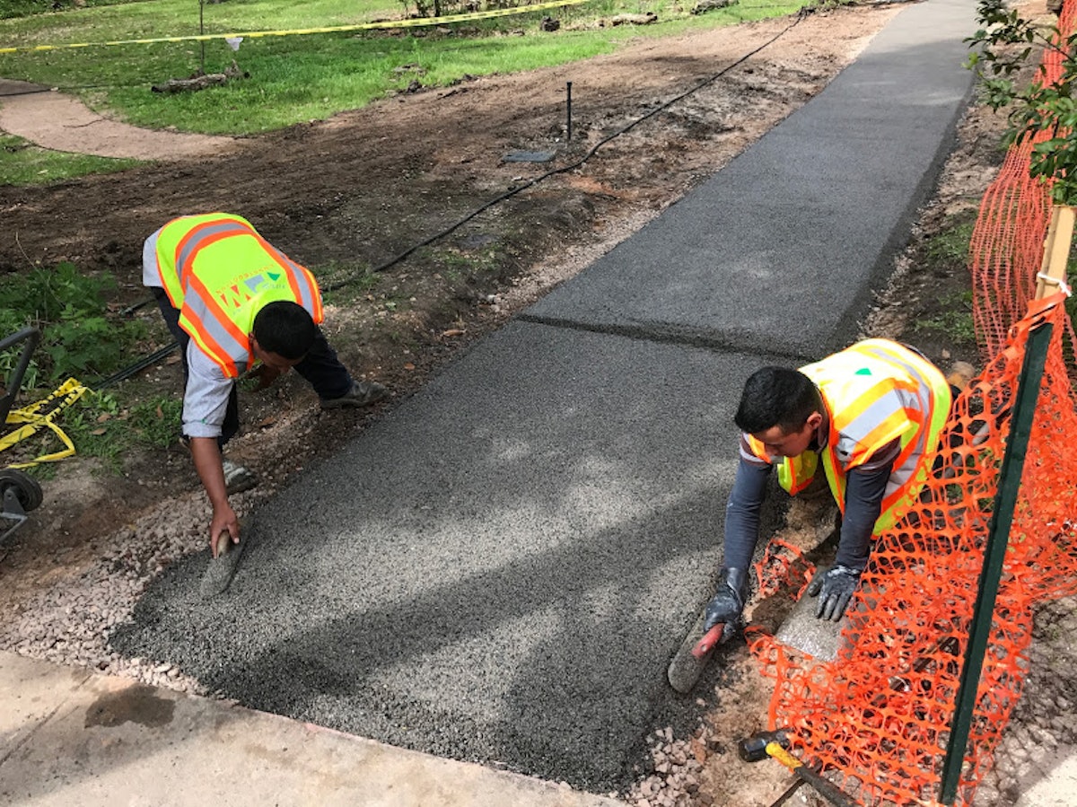 Flooded Park Path Fixed with Permeable Pavement | For Construction Pros